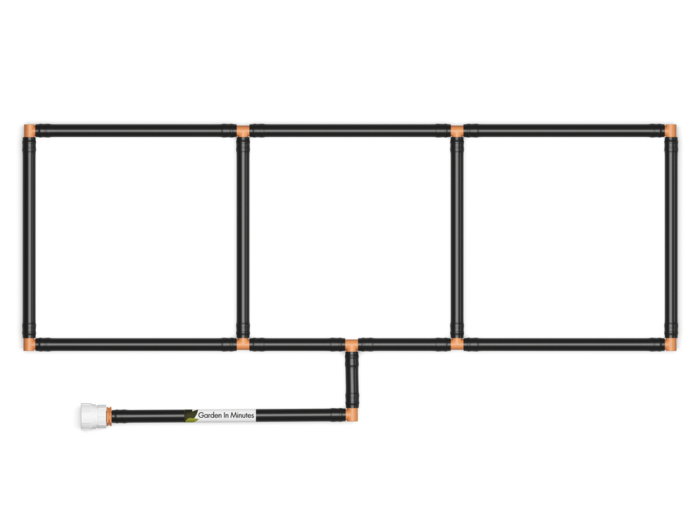 1x3 Garden Grid™ Watering System | Garden In Minutes®