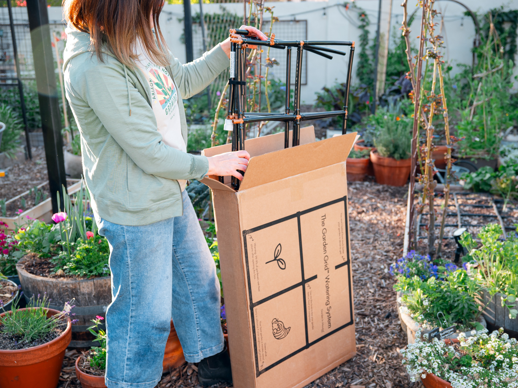 4x8 Garden Grid™ Watering System | Garden In Minutes®