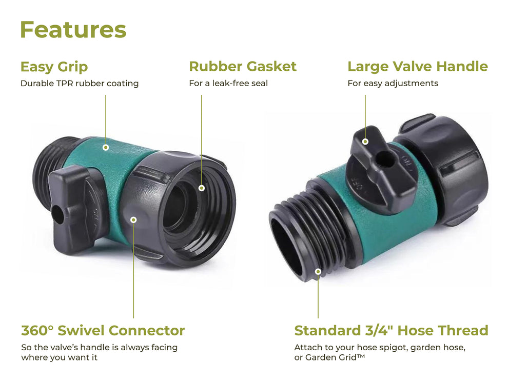 Single Water Flow Valve | Garden In Minutes®